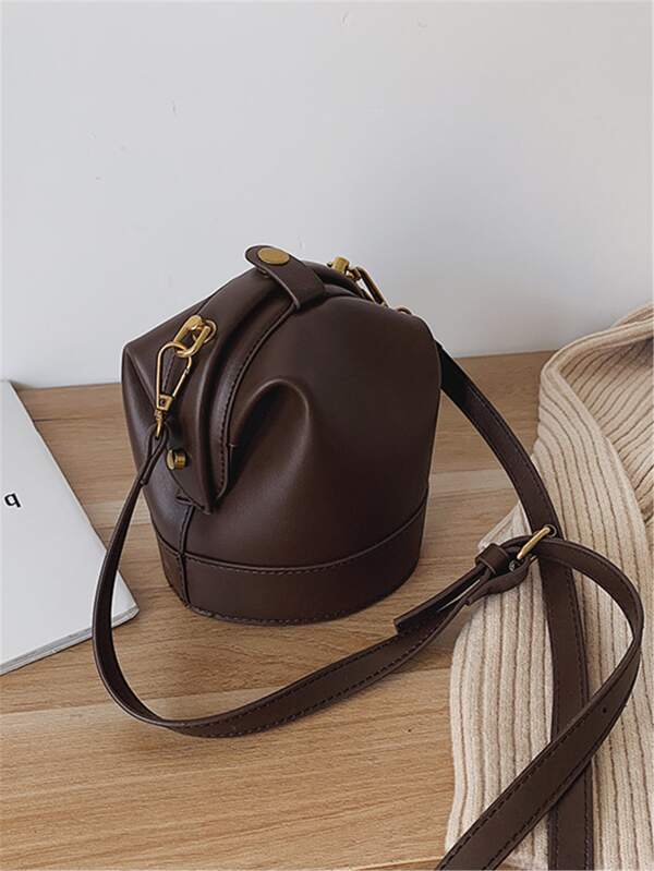 Mini Minimalist Bucket Bag | SHEIN USA