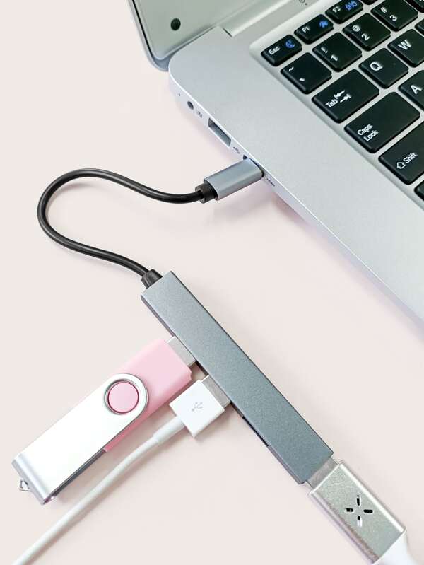 USB 3.1 Type-C 4 Port USB Adapter Hub | SHEIN EUR