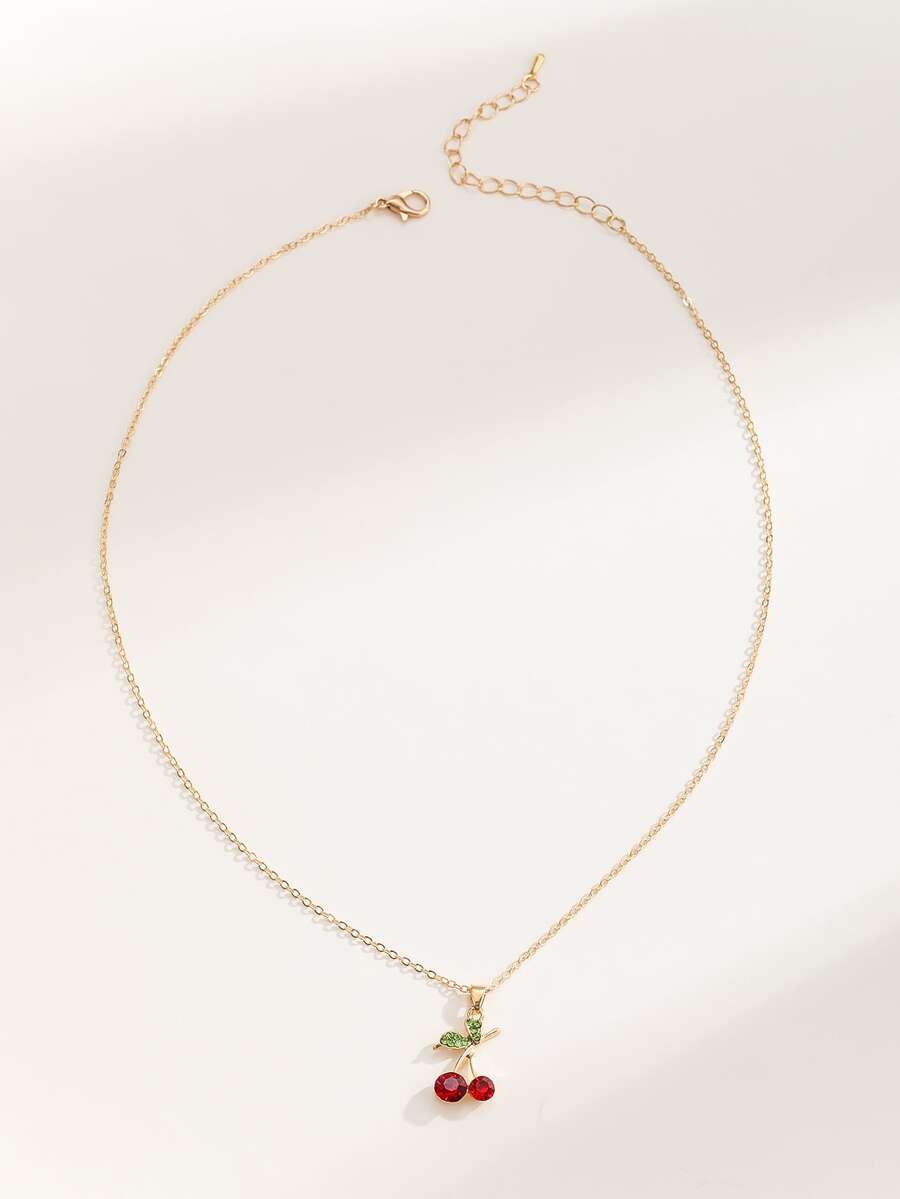 Cherry Pendant Necklace | SHEIN USA
