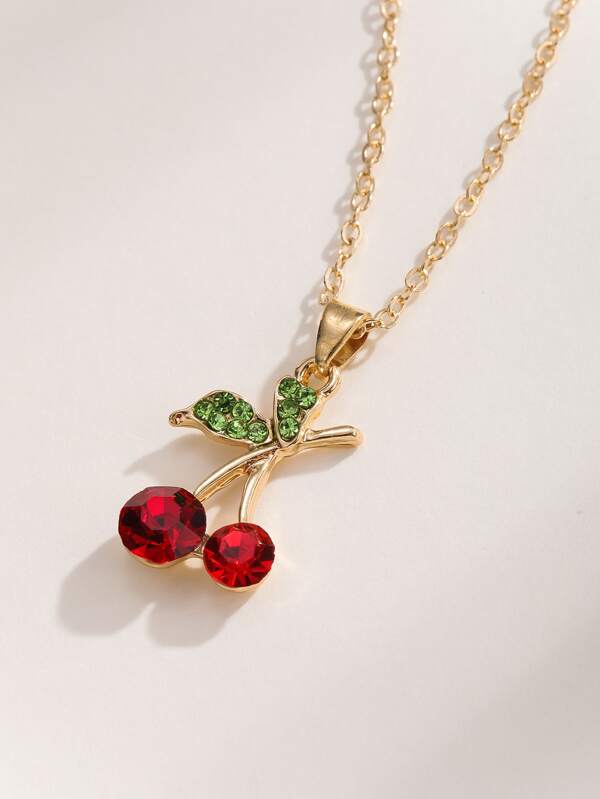 Cherry Pendant Necklace | SHEIN USA