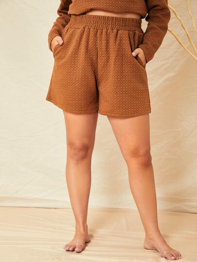Shop Curve Plus Size Shorts Plus Size Bottoms Shein Usa