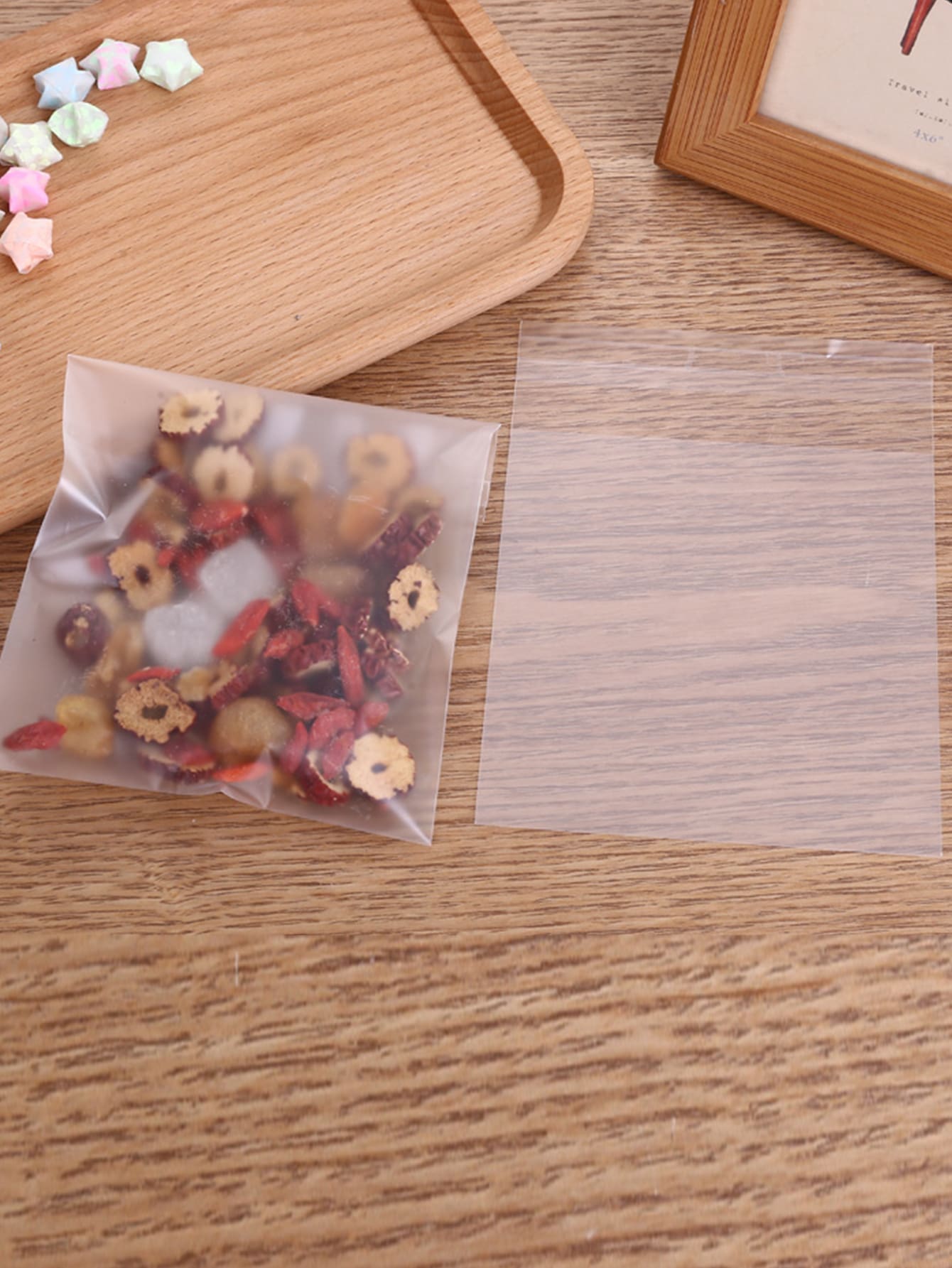 100 piezas Bolsa de embalaje transparente