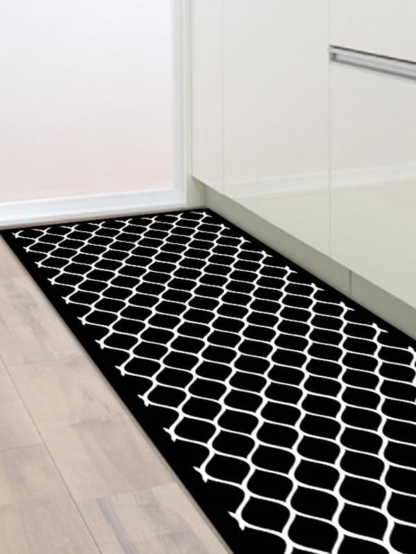 Geometric Pattern Kitchen Rug | SHEIN South Africa