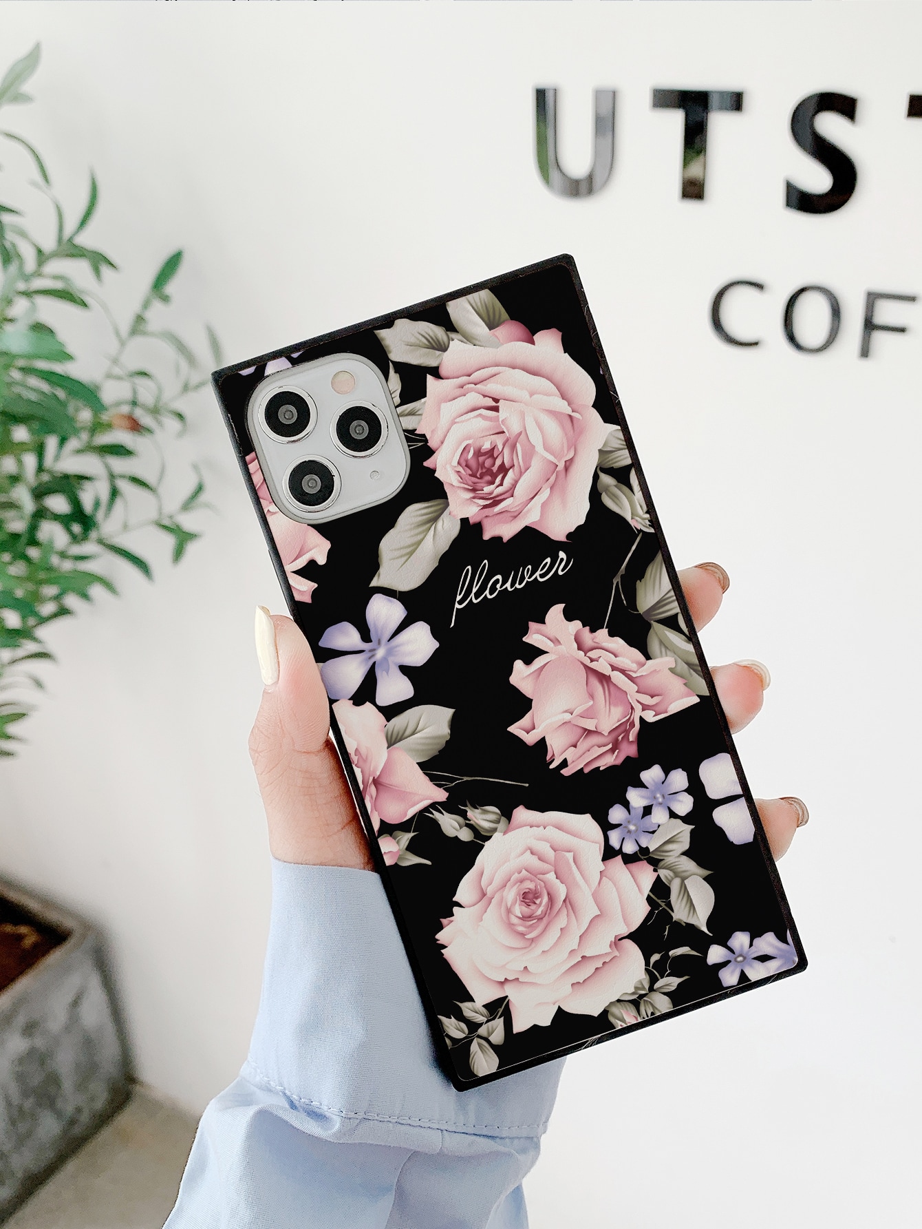 Rose Painted Phone Case
