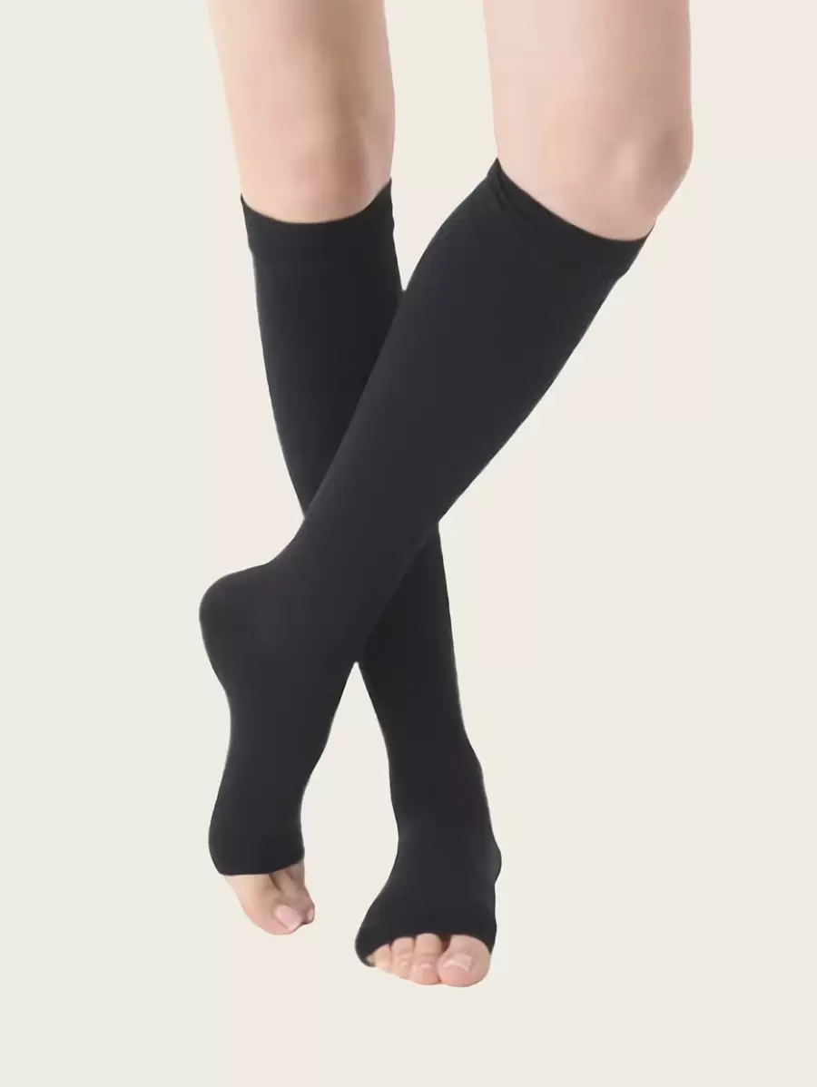Solid Compression Stockings | SHEIN USA