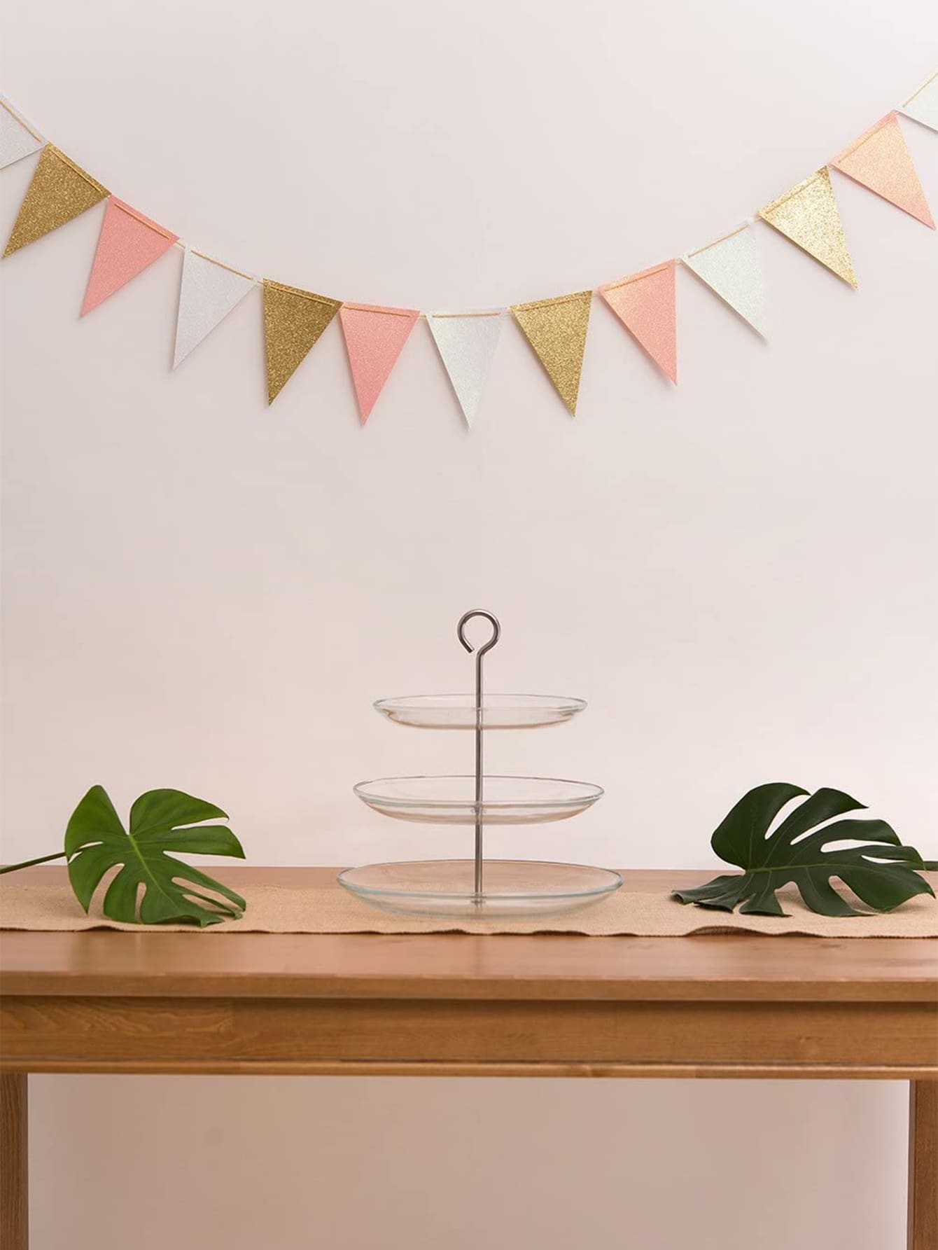 1pc Pink Triangle Party Decoration Flag | SHEIN USA