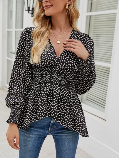 Ditsy Floral Tops Fashion Ditsy Floral Tops Shein Usa