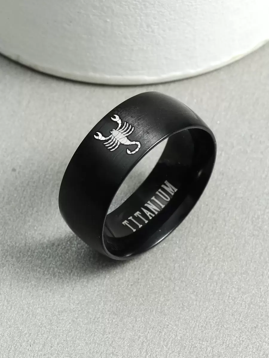 Men Scorpio Pattern Ring | SHEIN South Africa
