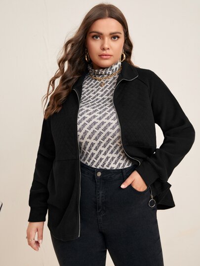 Plus Size Jackets, Shop Plus Size Jackets Online | SHEIN UK