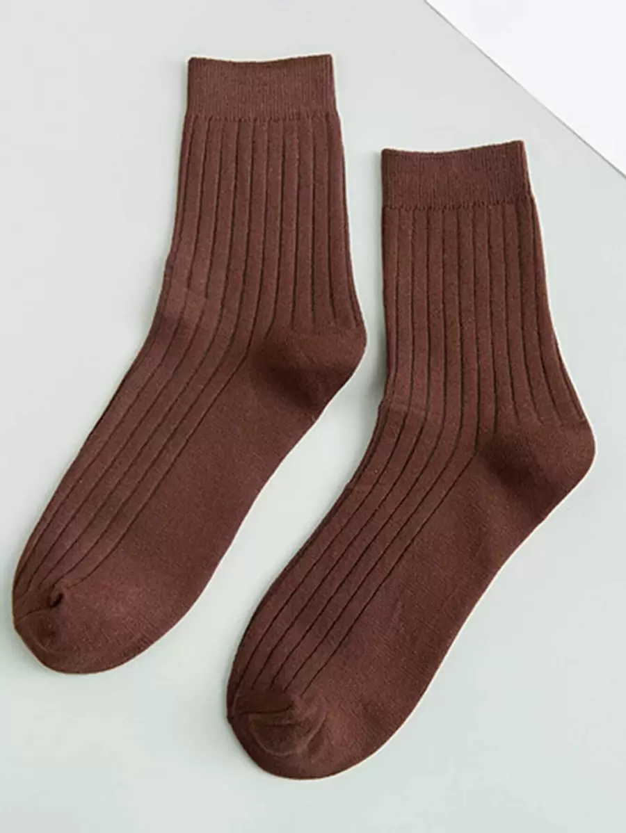 Plain Crew Socks | SHEIN USA