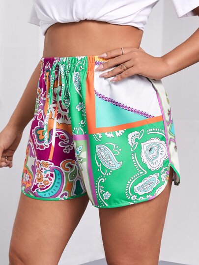 Shop Curve + Plus Size Shorts | Plus Size Bottoms | SHEIN USA