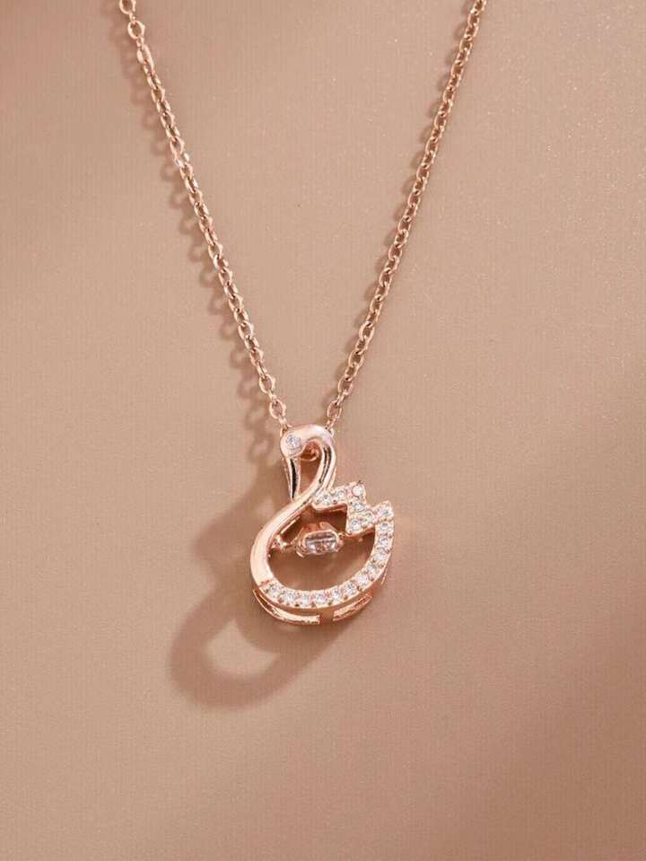 Shein swan necklace store