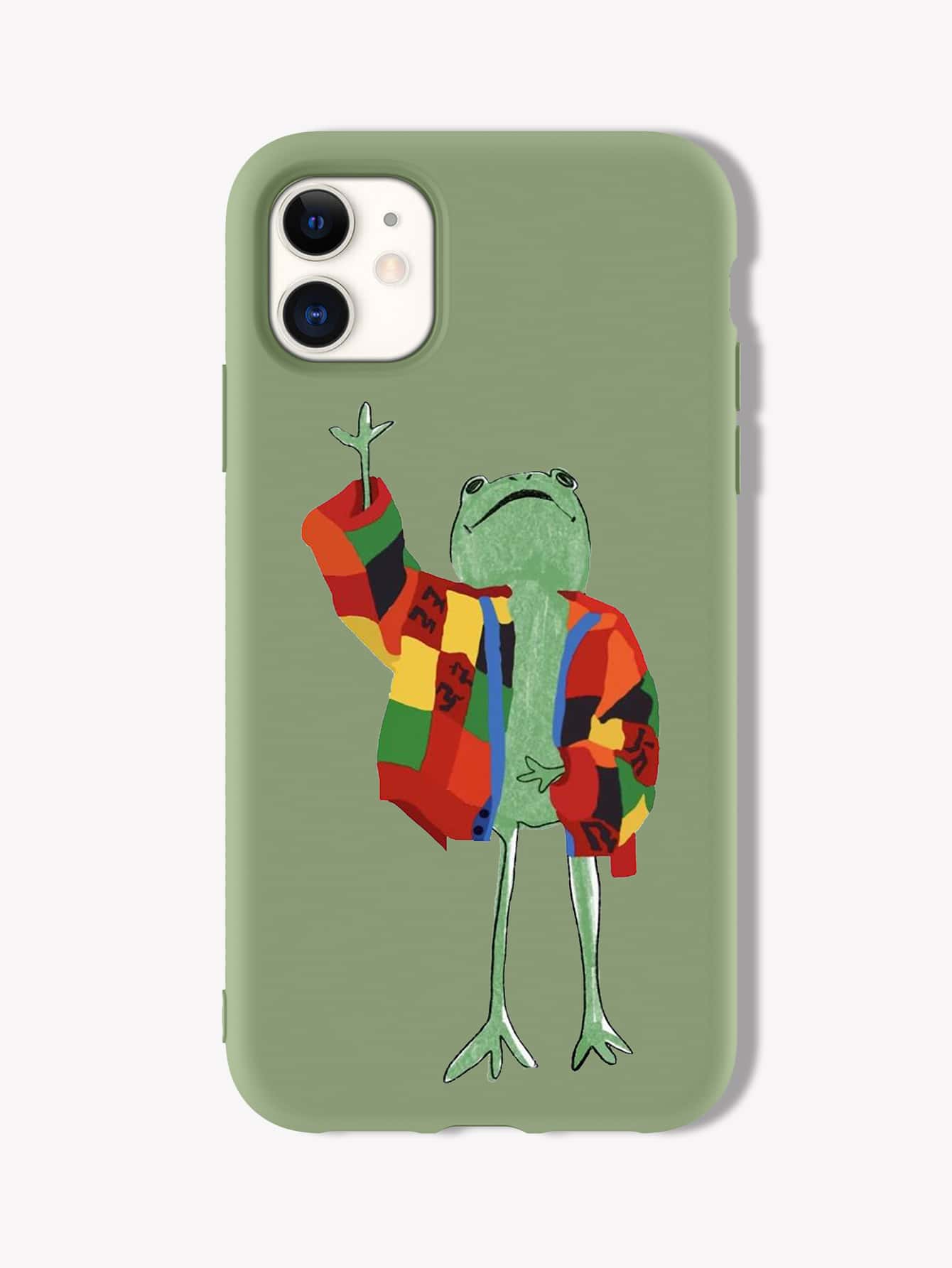 Cartoon Frog Phone Case