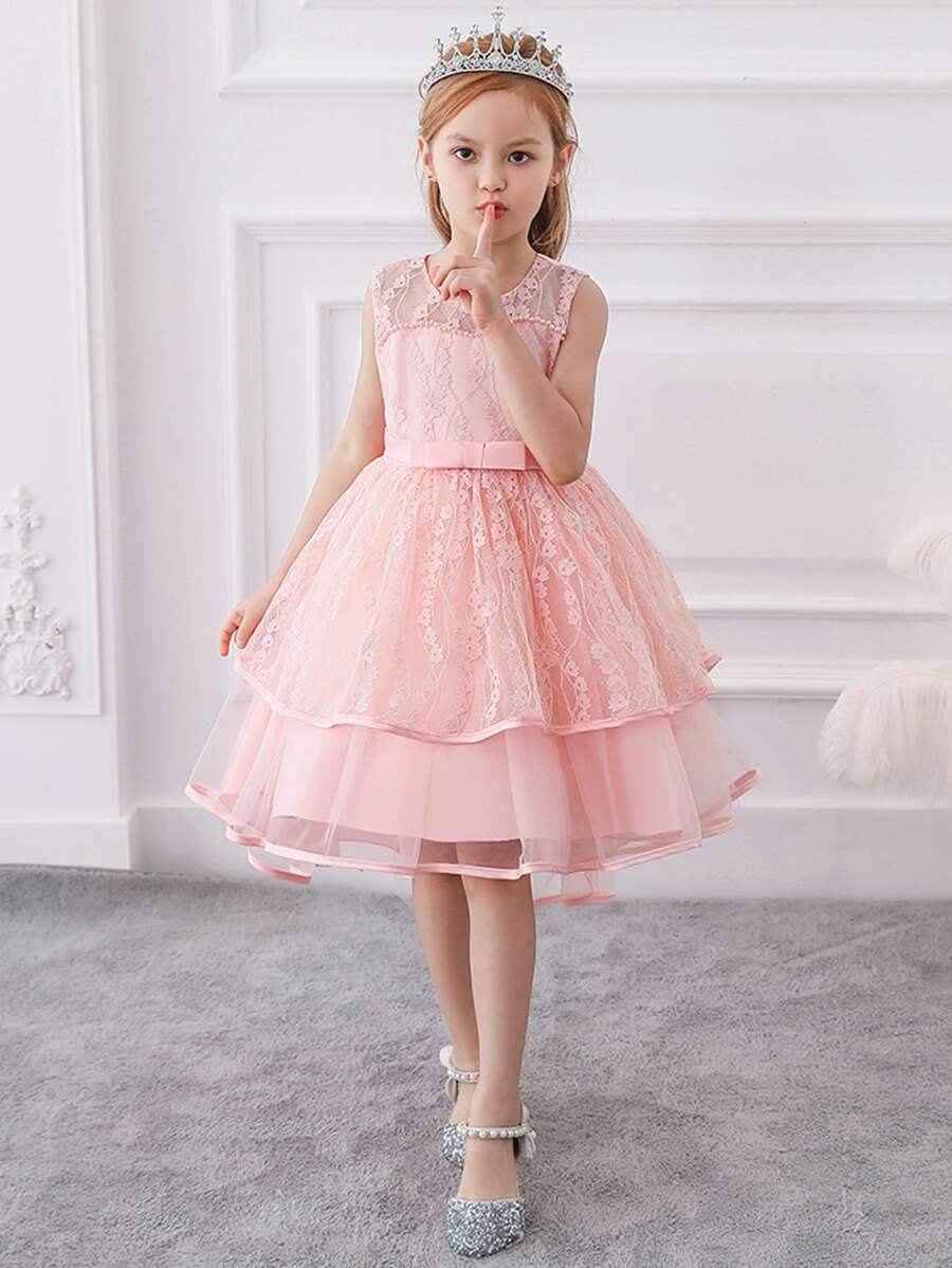 Tween Girls' Formal Dress With Lace, Tulle, Elegant And Gorgeous ...