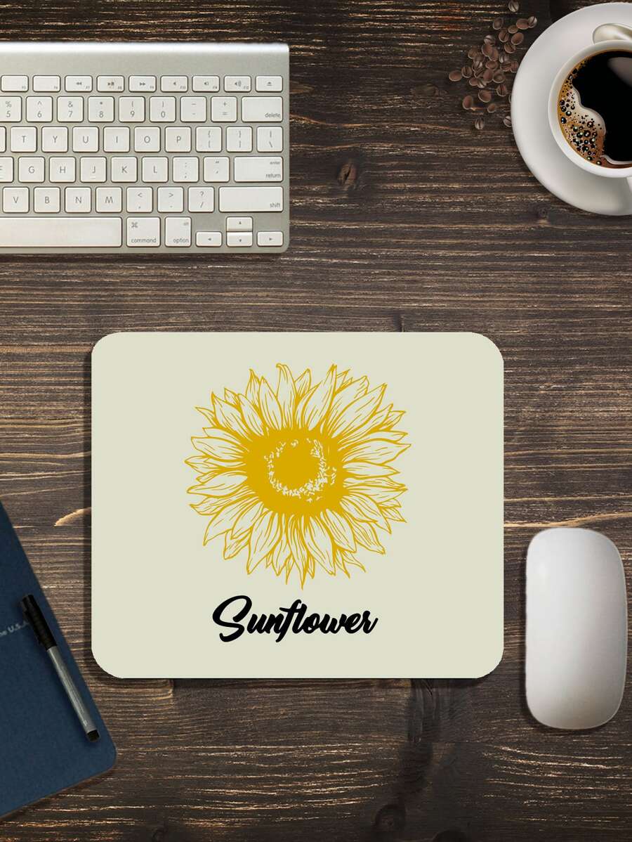 Sunflower Painted Mouse Pad | SHEIN USA