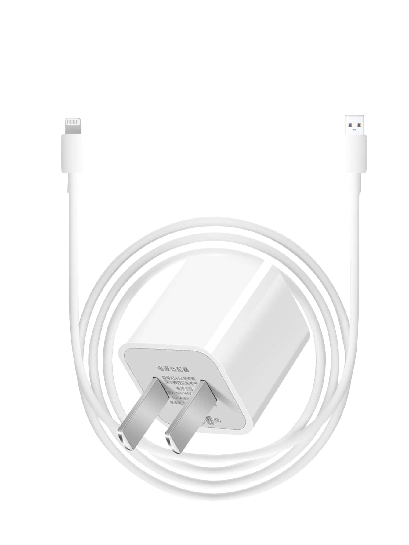 1pc USB Charger Head & 1pc Data Cable