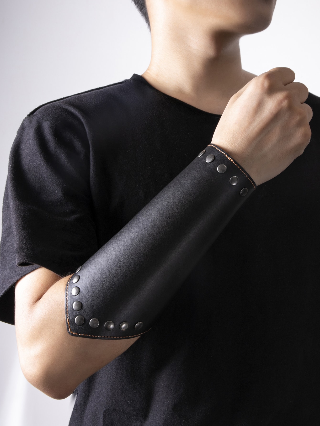 Men PU Leather Bracer