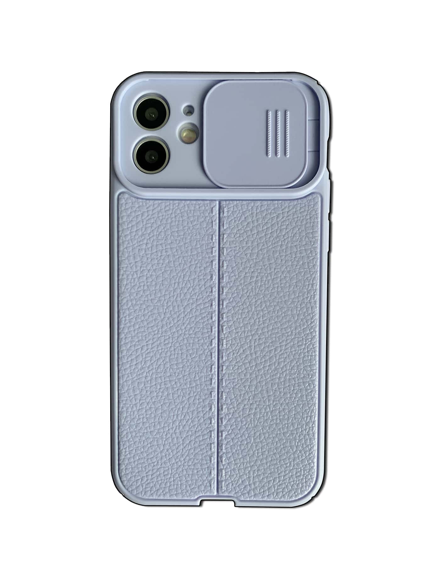 PU Leather Slide Camera Cover Phone Case