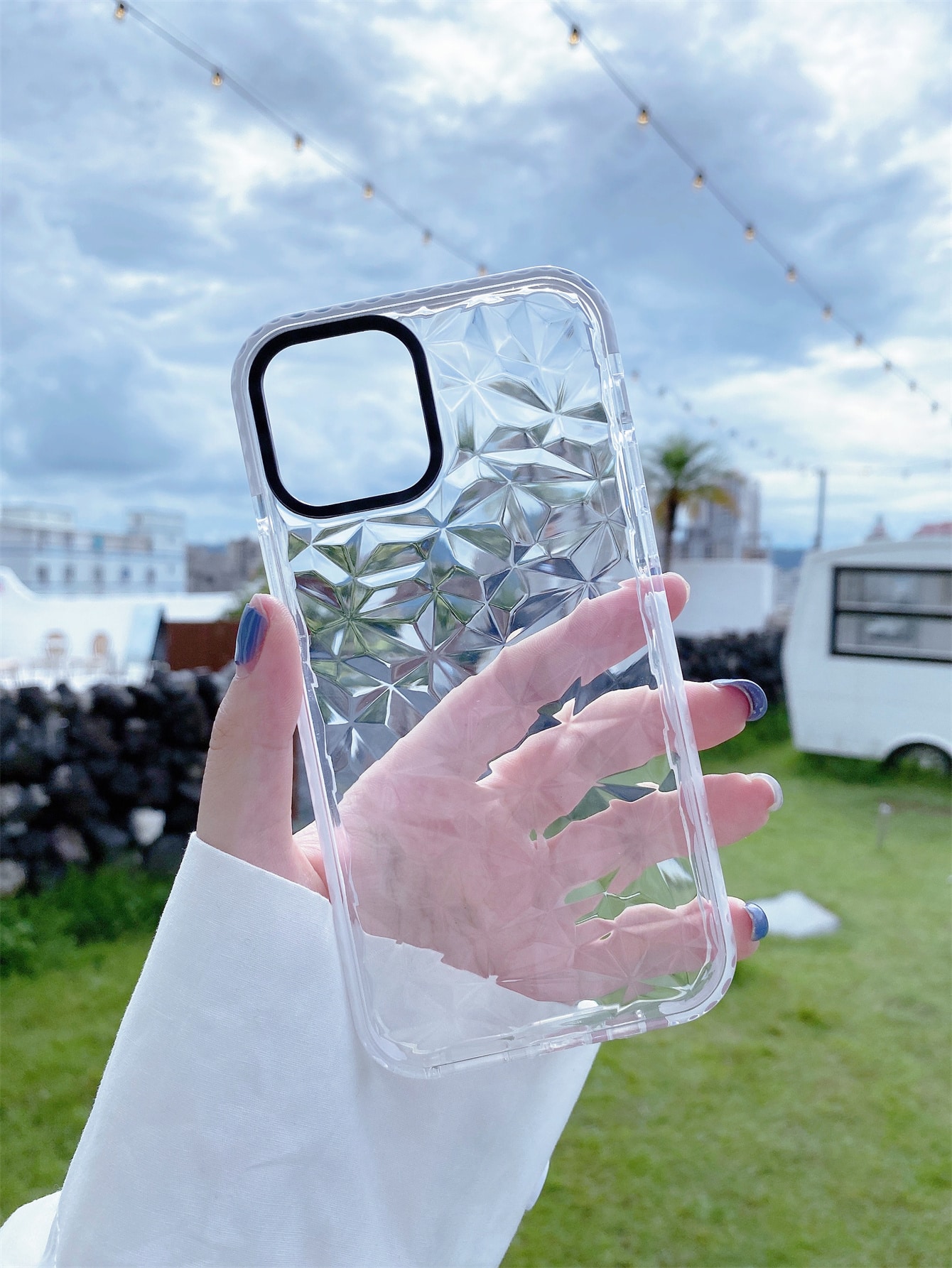 3D Diamond Texture Phone Case