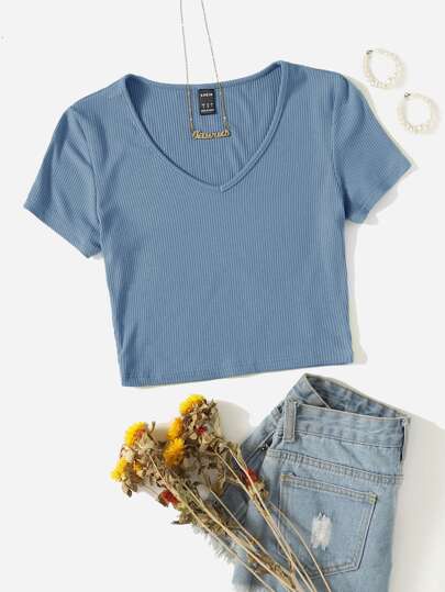 Women's Cropped Tees | Cropped Tops | SHEIN USA