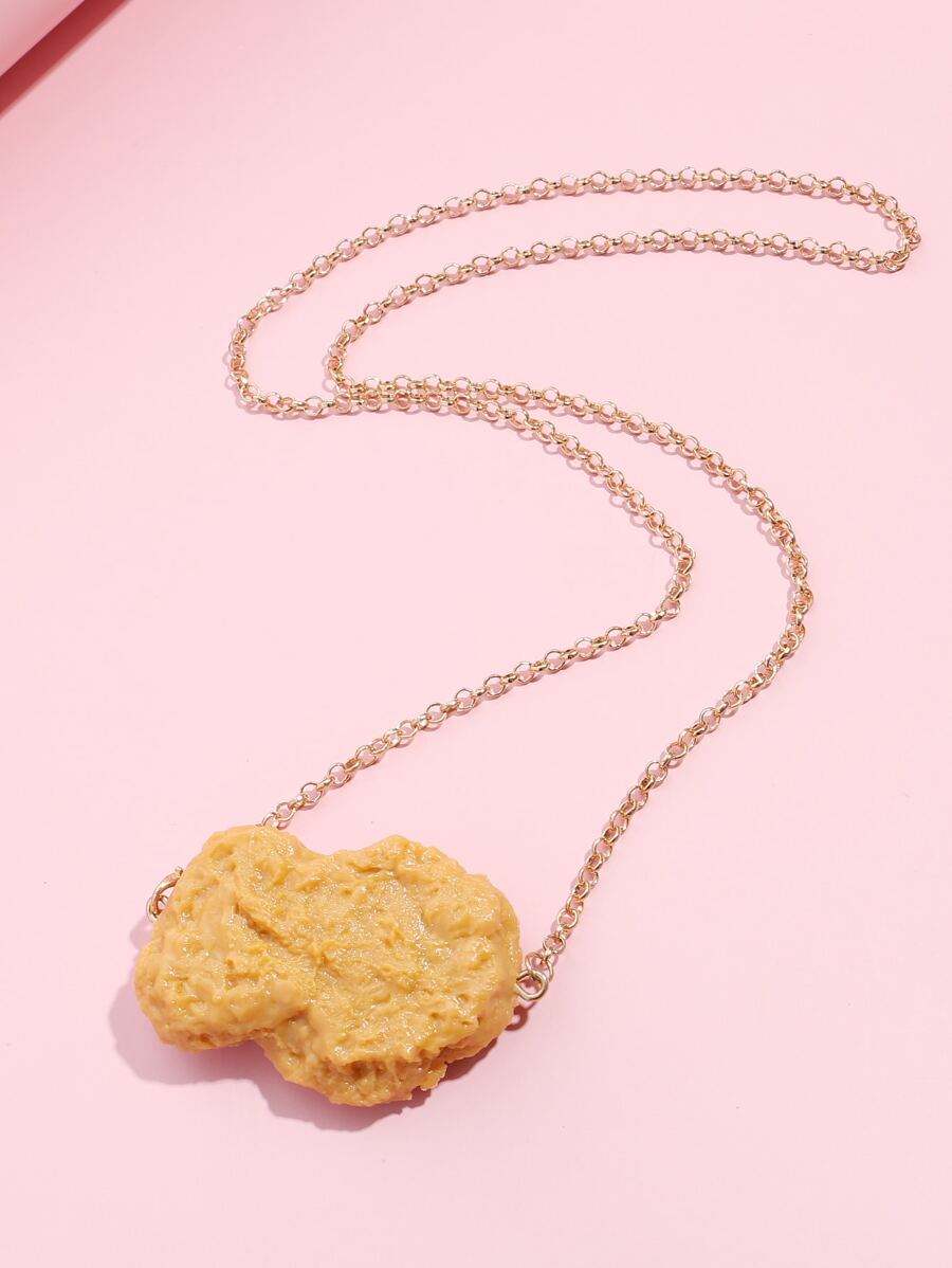 Chicken Nugget Charm Necklace | SHEIN EUR