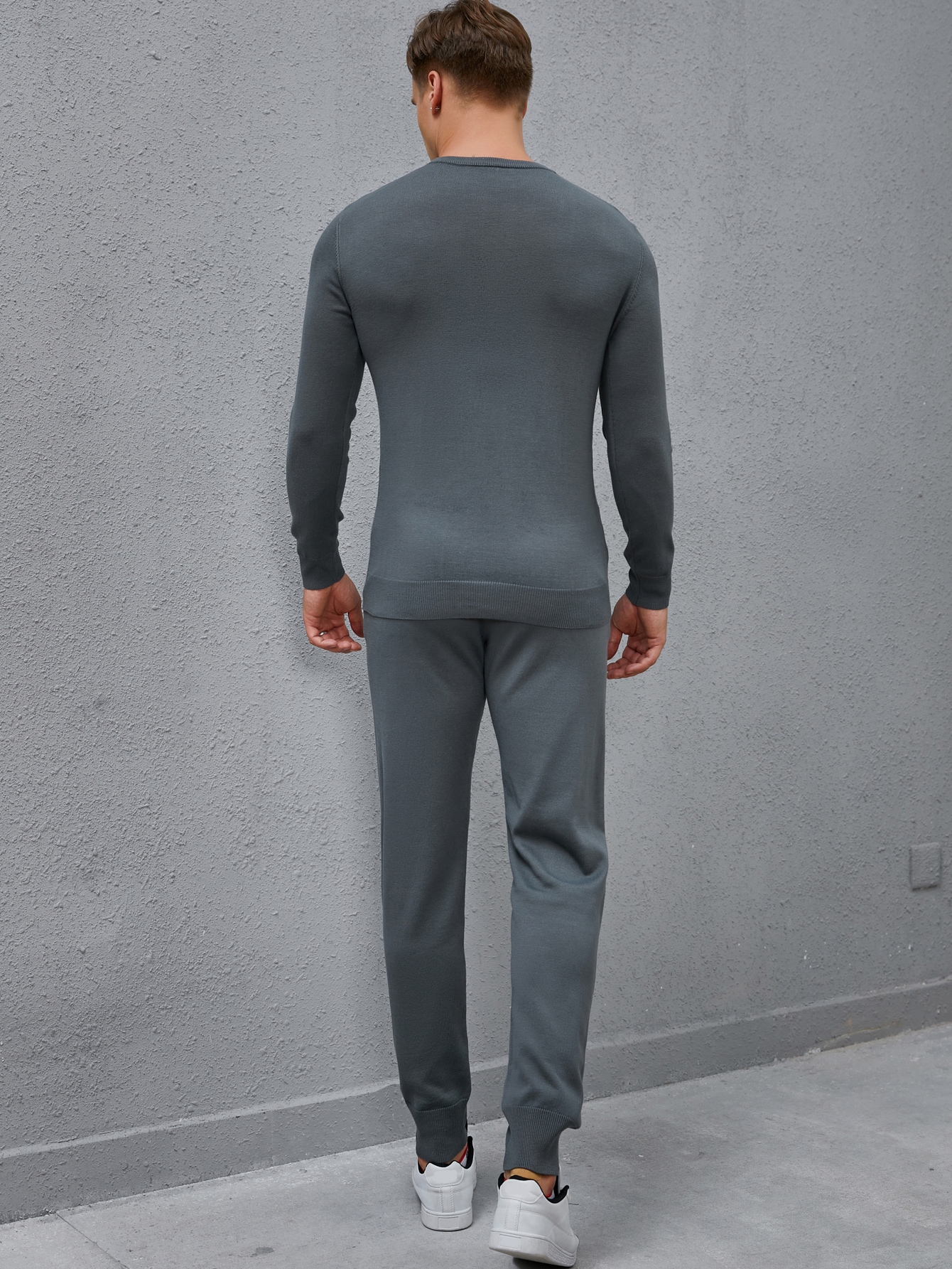 Men Solid Sweater & Knit Pants | SHEIN USA