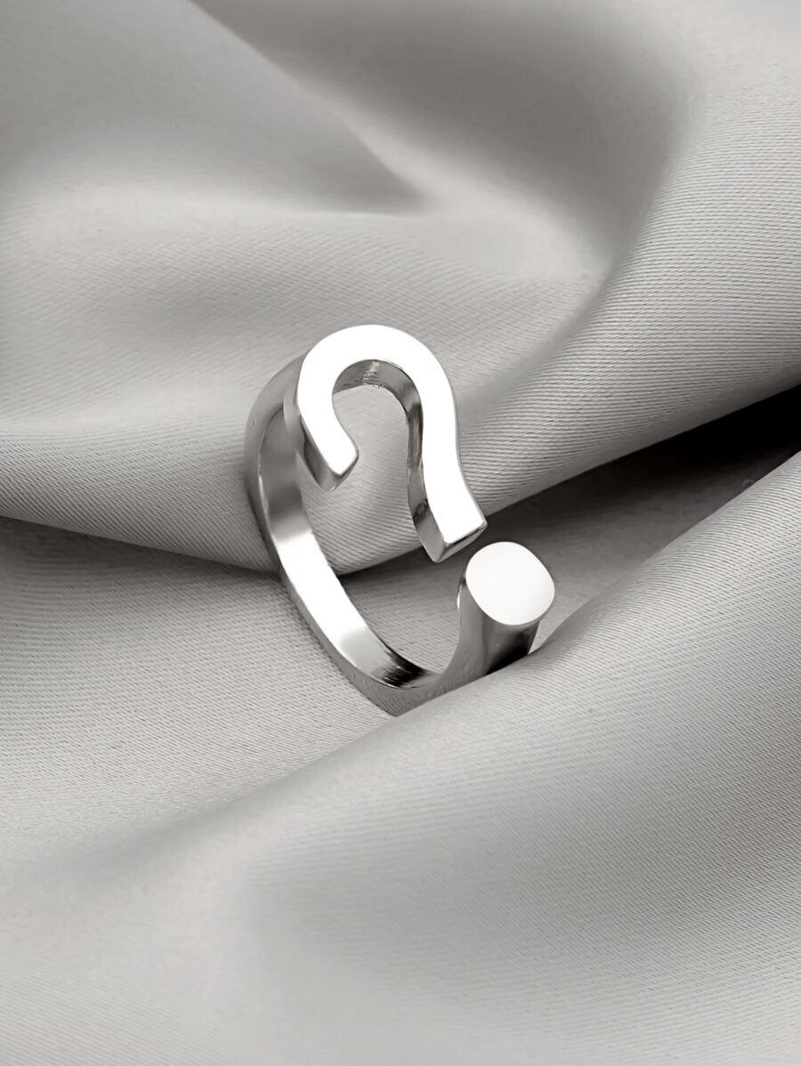Question Mark Design Ring | SHEIN USA