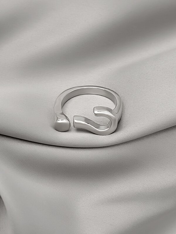 Is That The New Question Mark Design Cuff Ring ??| ROMWE USA