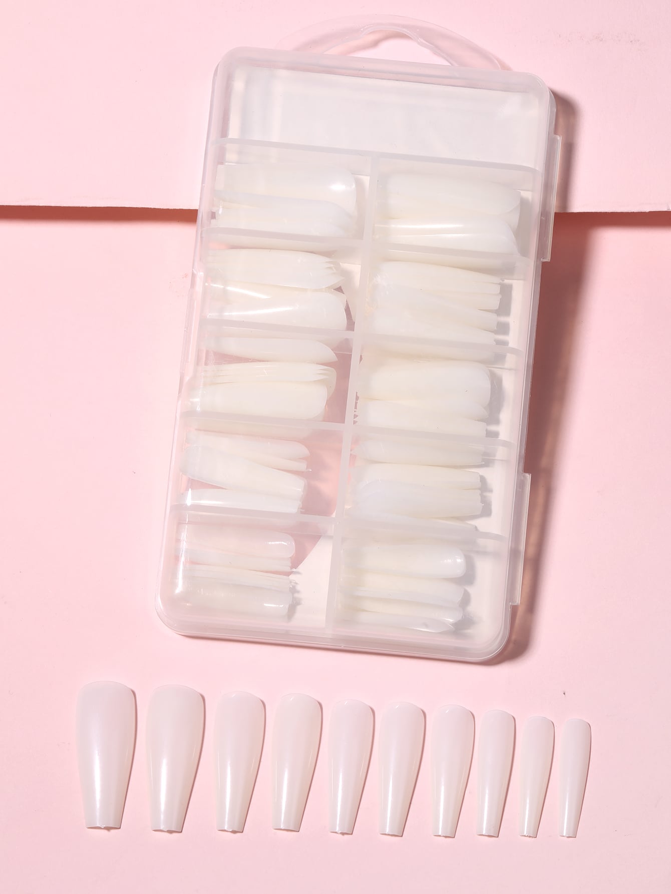 100pcs Plain Fake Nail