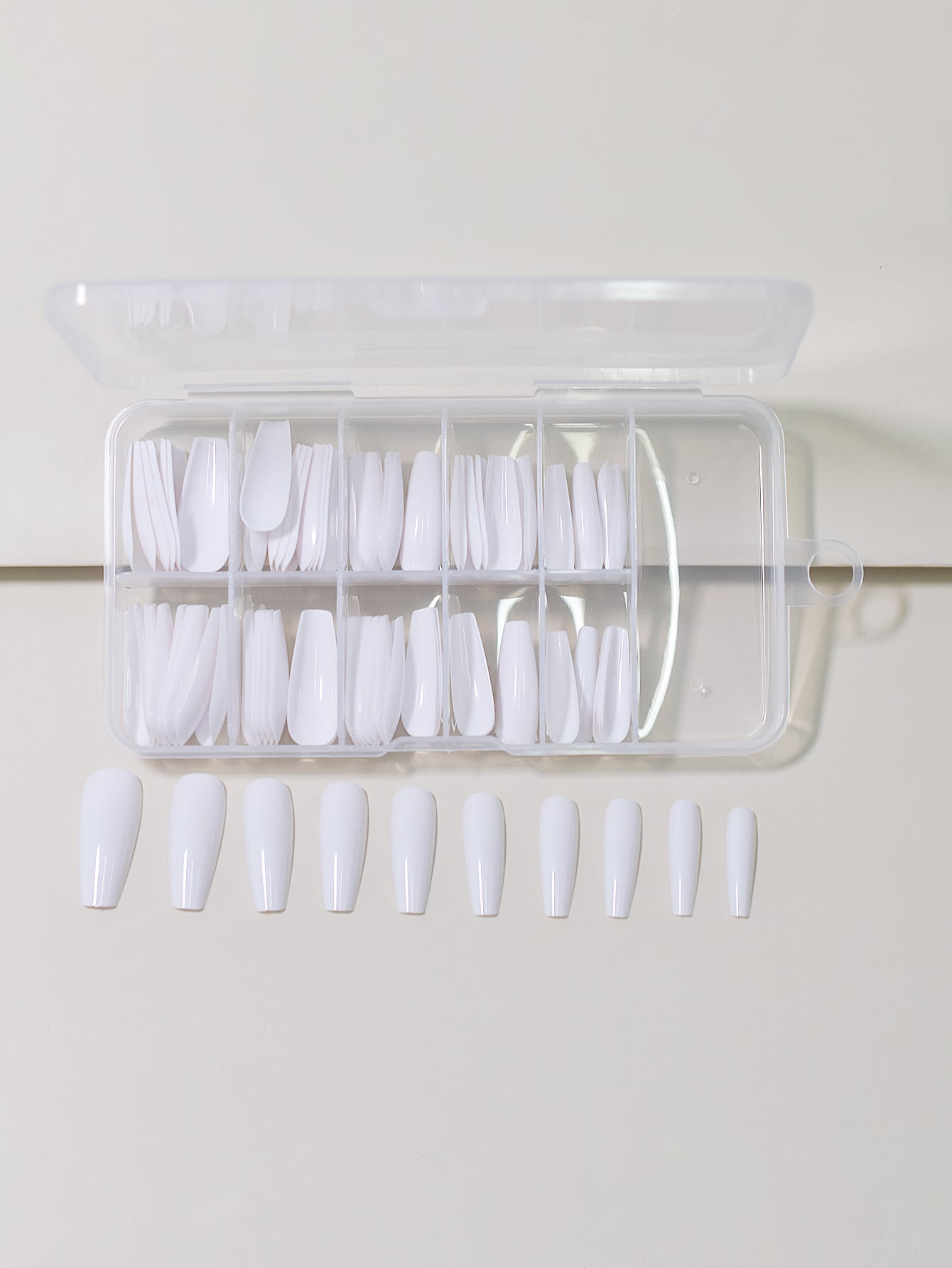 100pcs Plain Fake Nail