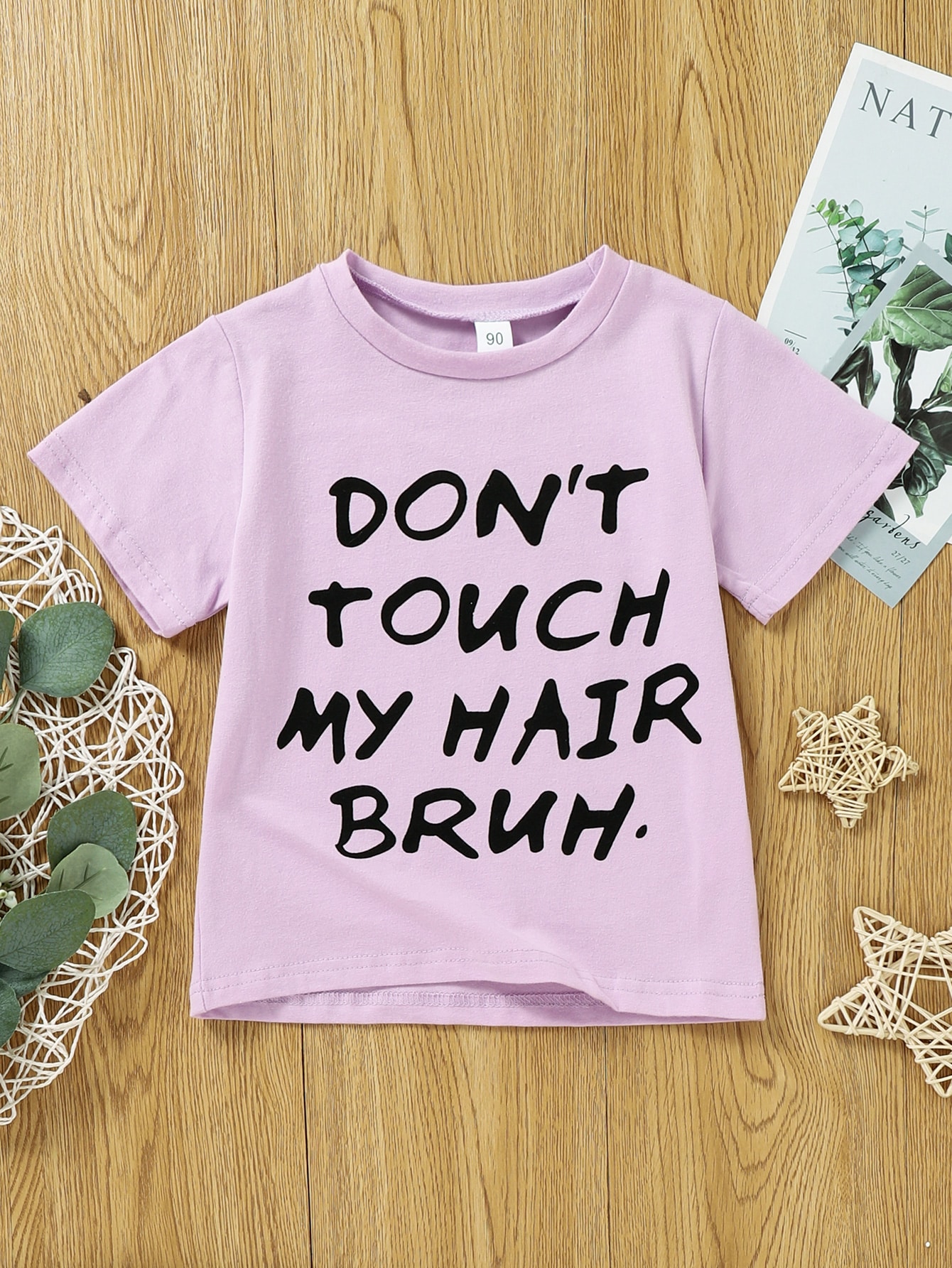 Toddler Girls Slogan Graphic Tee