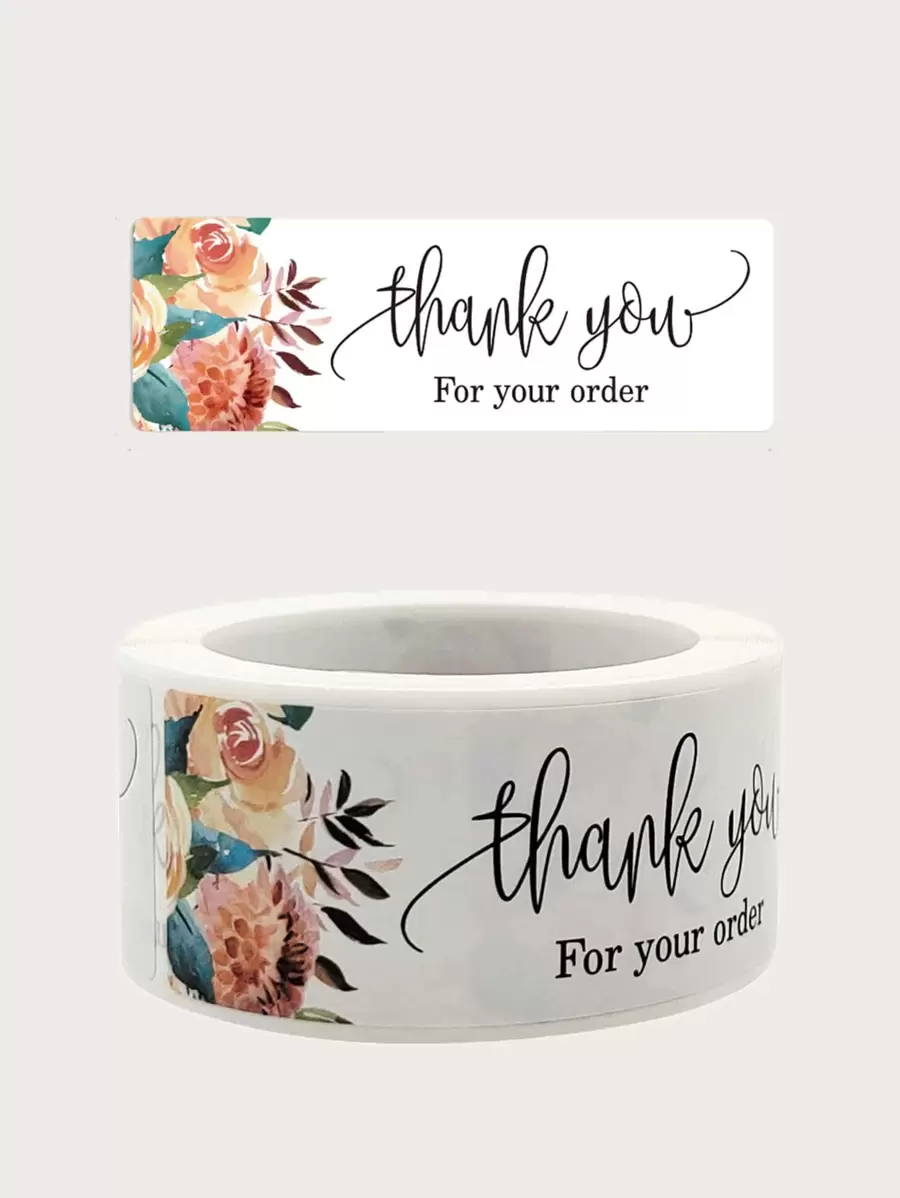 1roll Slogan Graphic Gift Sticker | SHEIN USA