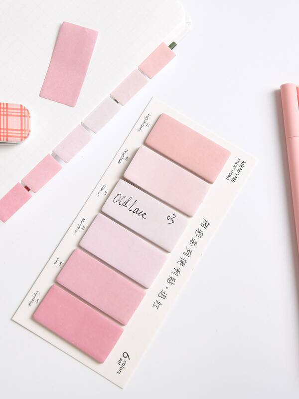 120pcs Gradient Color Sticky Note | SHEIN UK