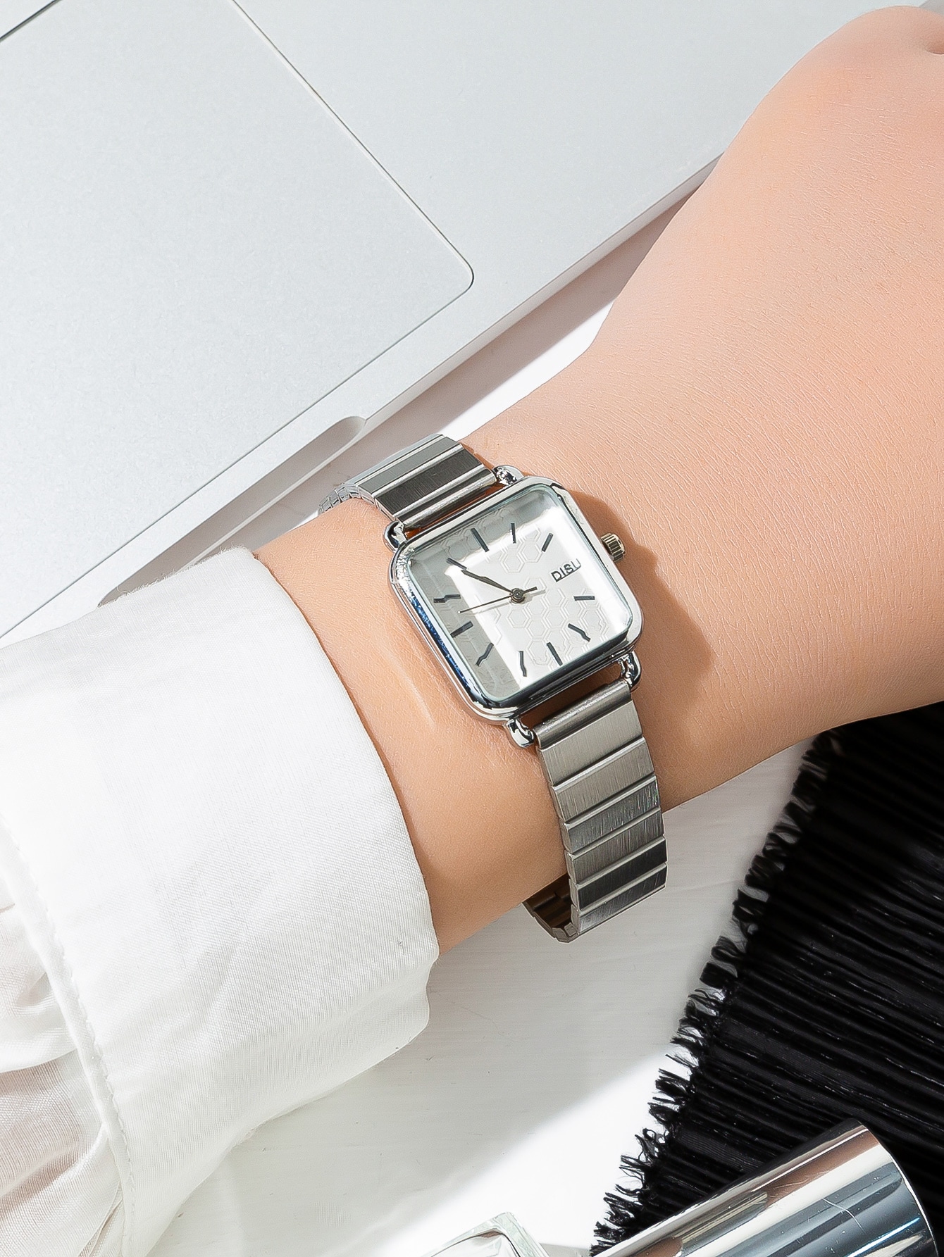 Square Pointer Quartz Watch