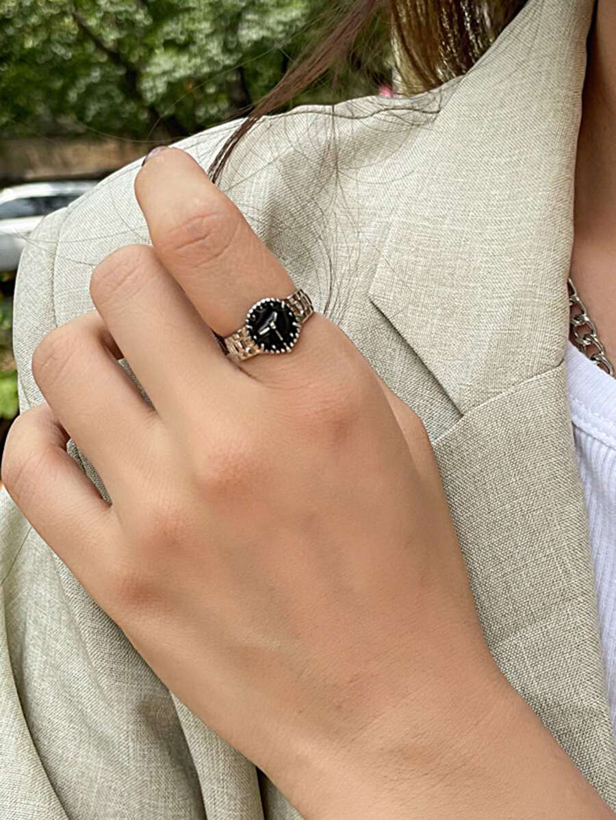 DAZY Watch Design Ring | SHEIN USA