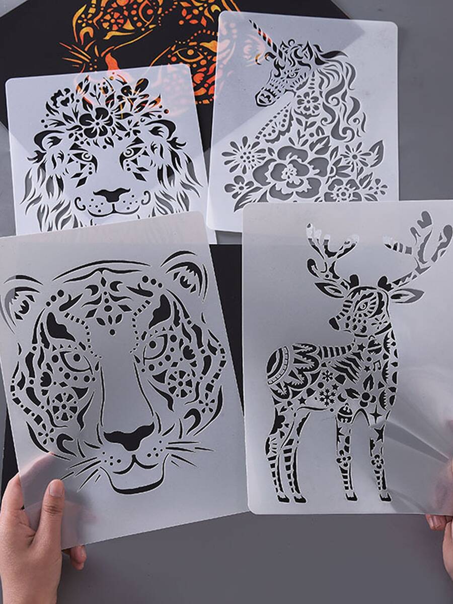 5pcs Random Animal Hollow Drawing Template for Sale Australia| New ...