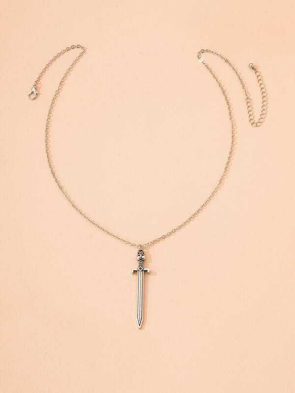 Sword Charm Necklace | SHEIN USA