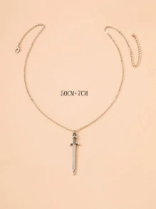 Sword Charm Necklace | SHEIN USA