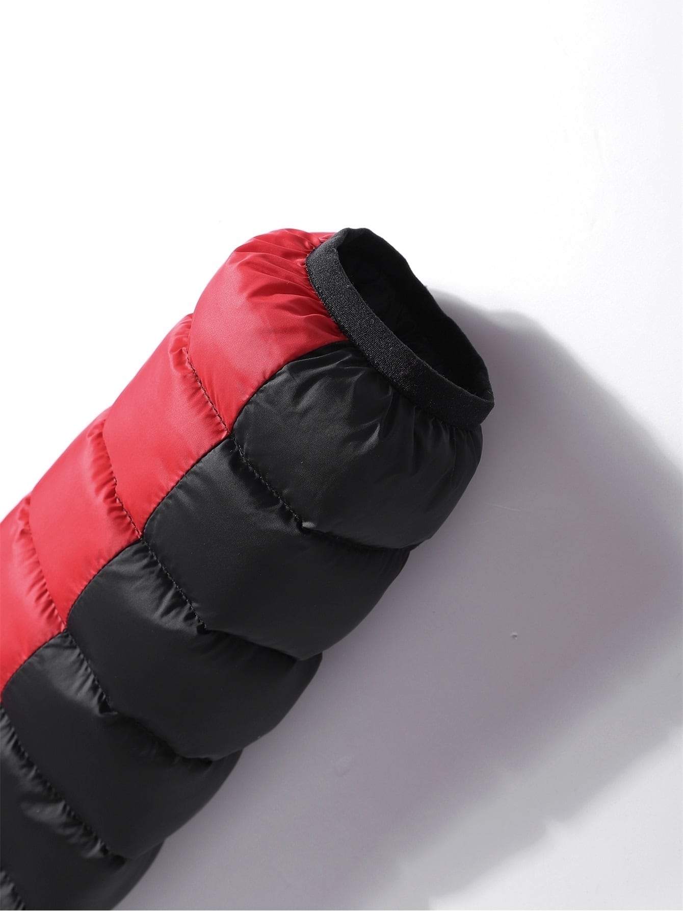 Manfinity Men Color Block Zip Pocket Hooded Puffer Coat | SHEIN USA