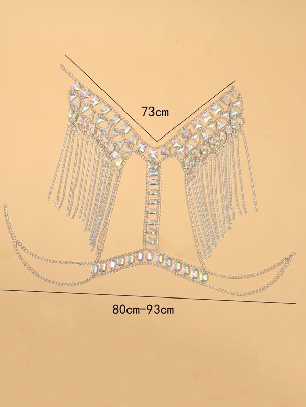 Gemstone Decor Body Chain | SHEIN USA