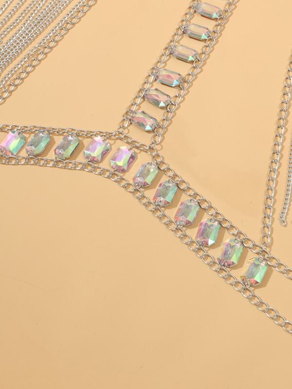 Gemstone Decor Body Chain | SHEIN USA