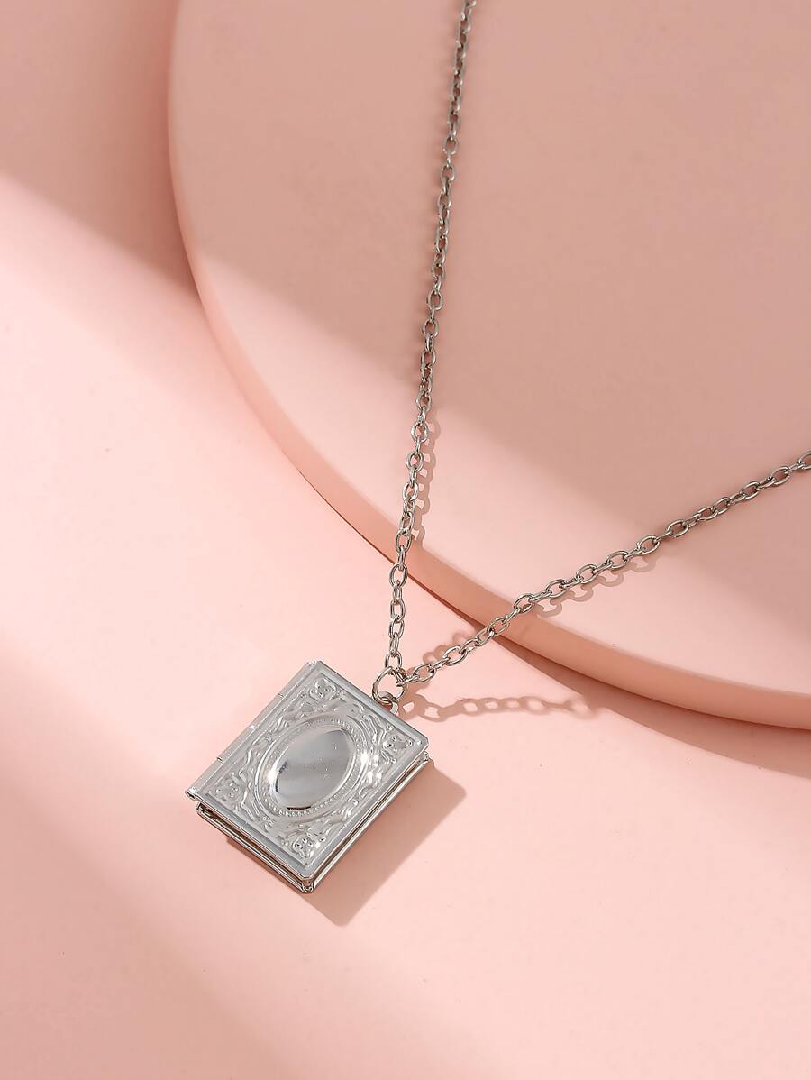 Photo Box Charm Necklace | SHEIN USA