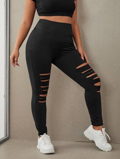 Curve + Plus Size Leggings | Trendy Plus Size Clothing | SHEIN USA