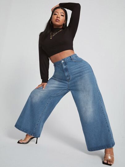 Shop Plus Size Jeans | Plus Size & Curve | SHEIN USA