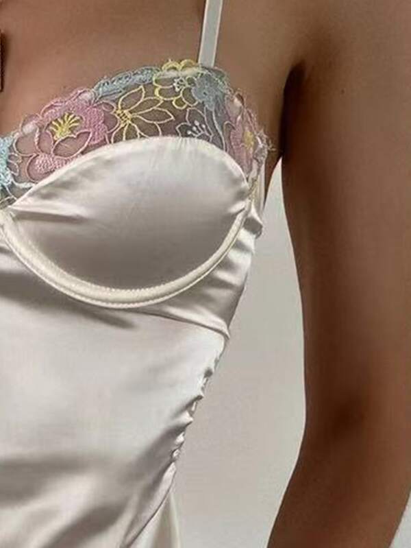 Floral Embroidery Underwire Slips For Sale Australia New Collection