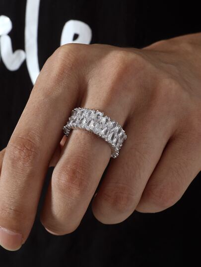 Men Rhinestone Decor Ring | SHEIN USA