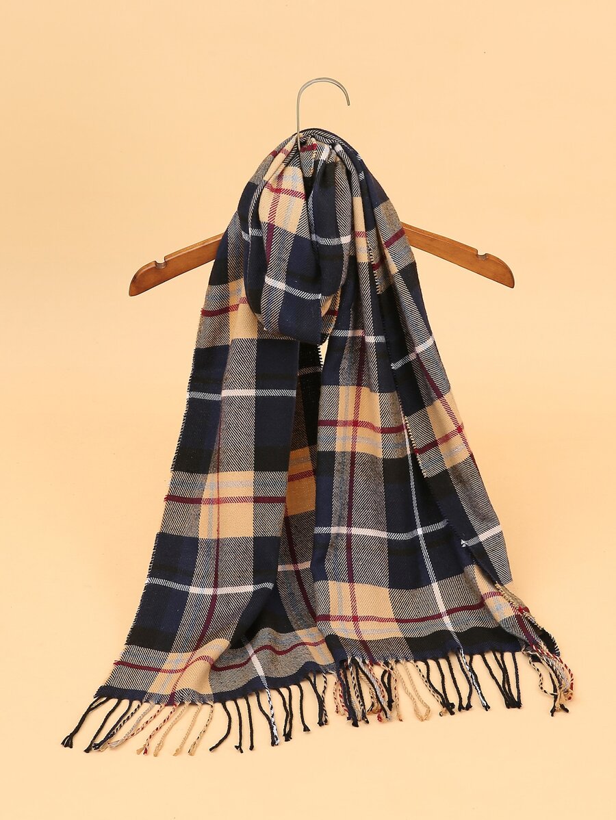 Plaid Print Scarf | SHEIN USA