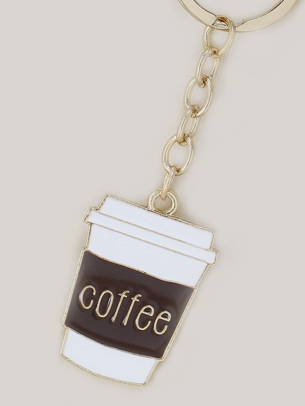 Coffee Cup Design Keychain | SHEIN EUR