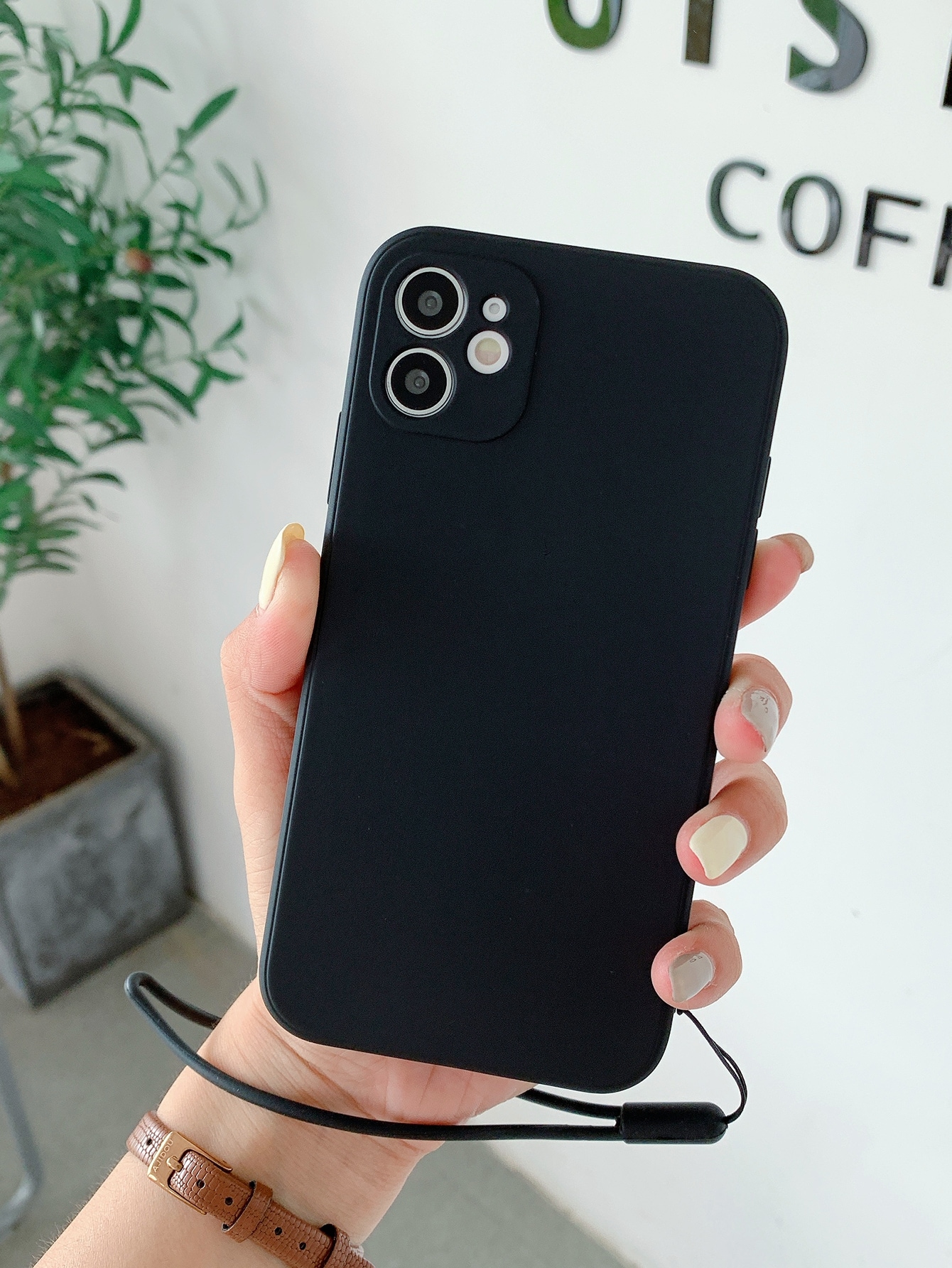 Plain Phone Case With Lanyard