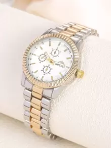 GREALY Triple Dial Round Pointer Quartz Watch | SHEIN USA